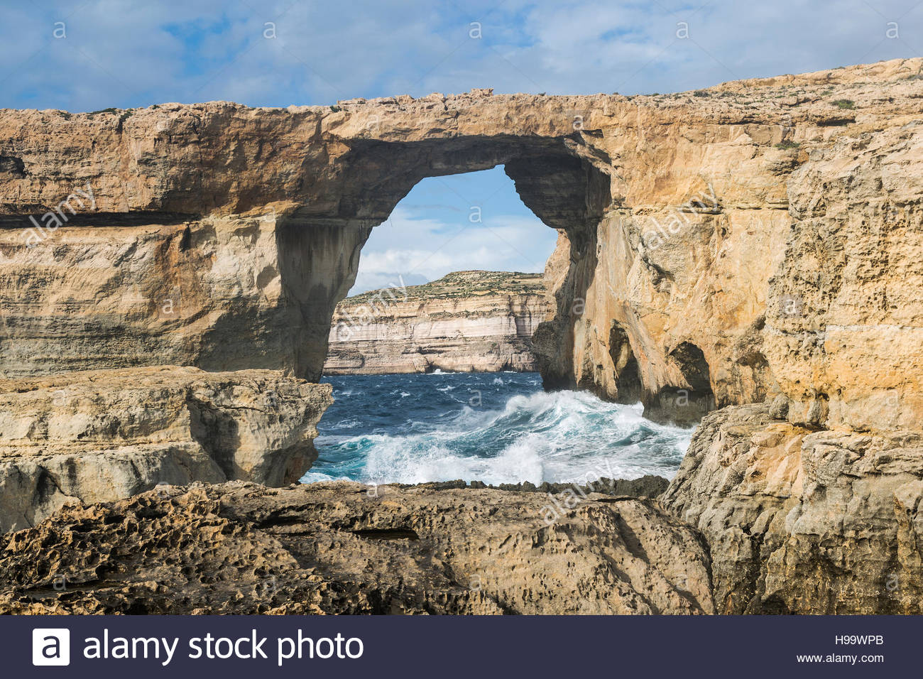 Limestone Cliffs And Mediterranean Sea High Resolution Stock ...