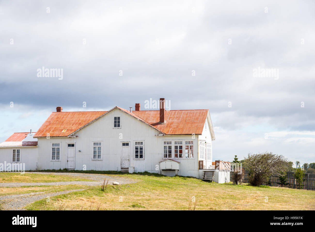 Patagonia Farm House Chile Stock Photo - Alamy