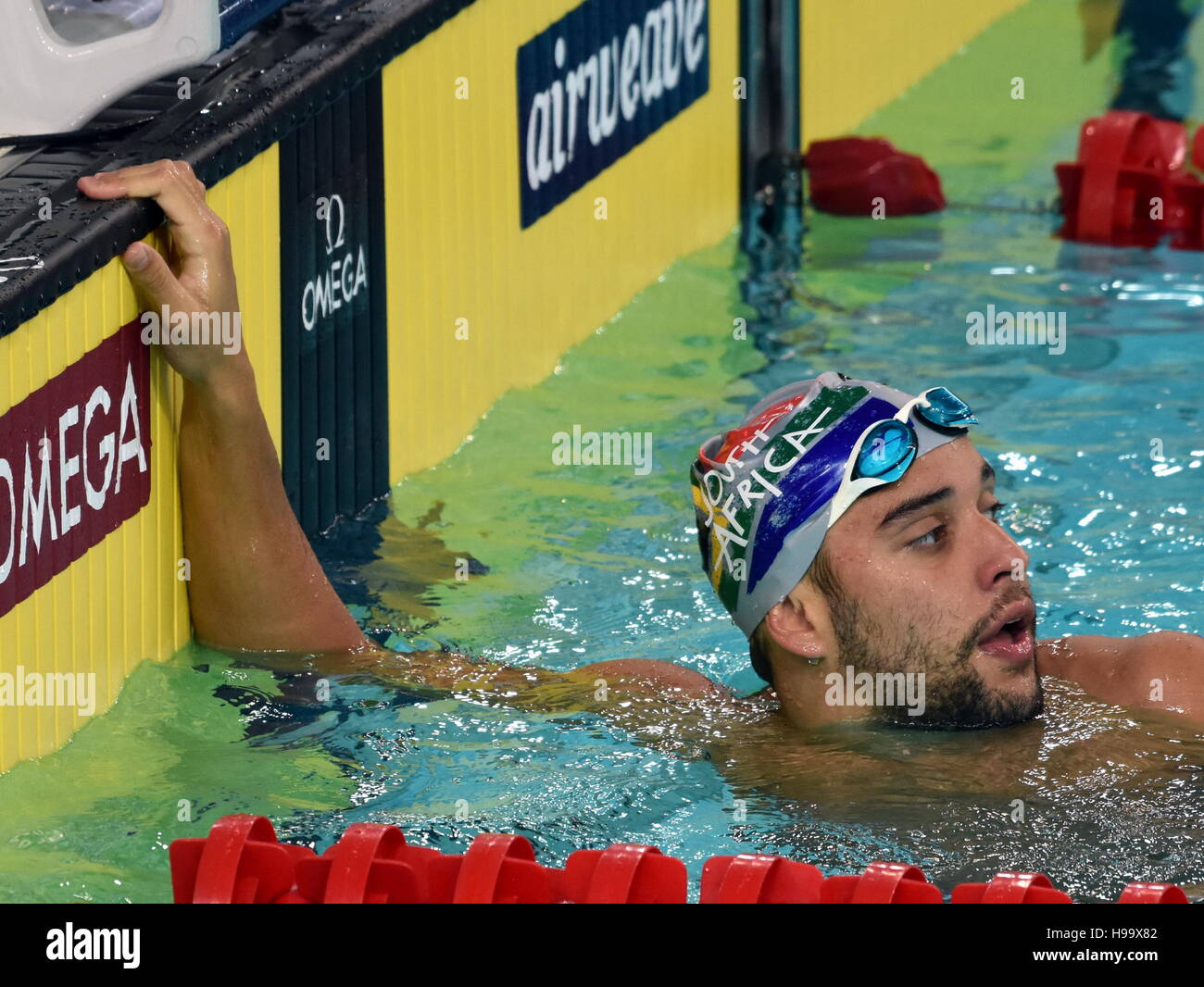 Hong Kong, China - Oct 29, 2016. South African Olympic and world ...