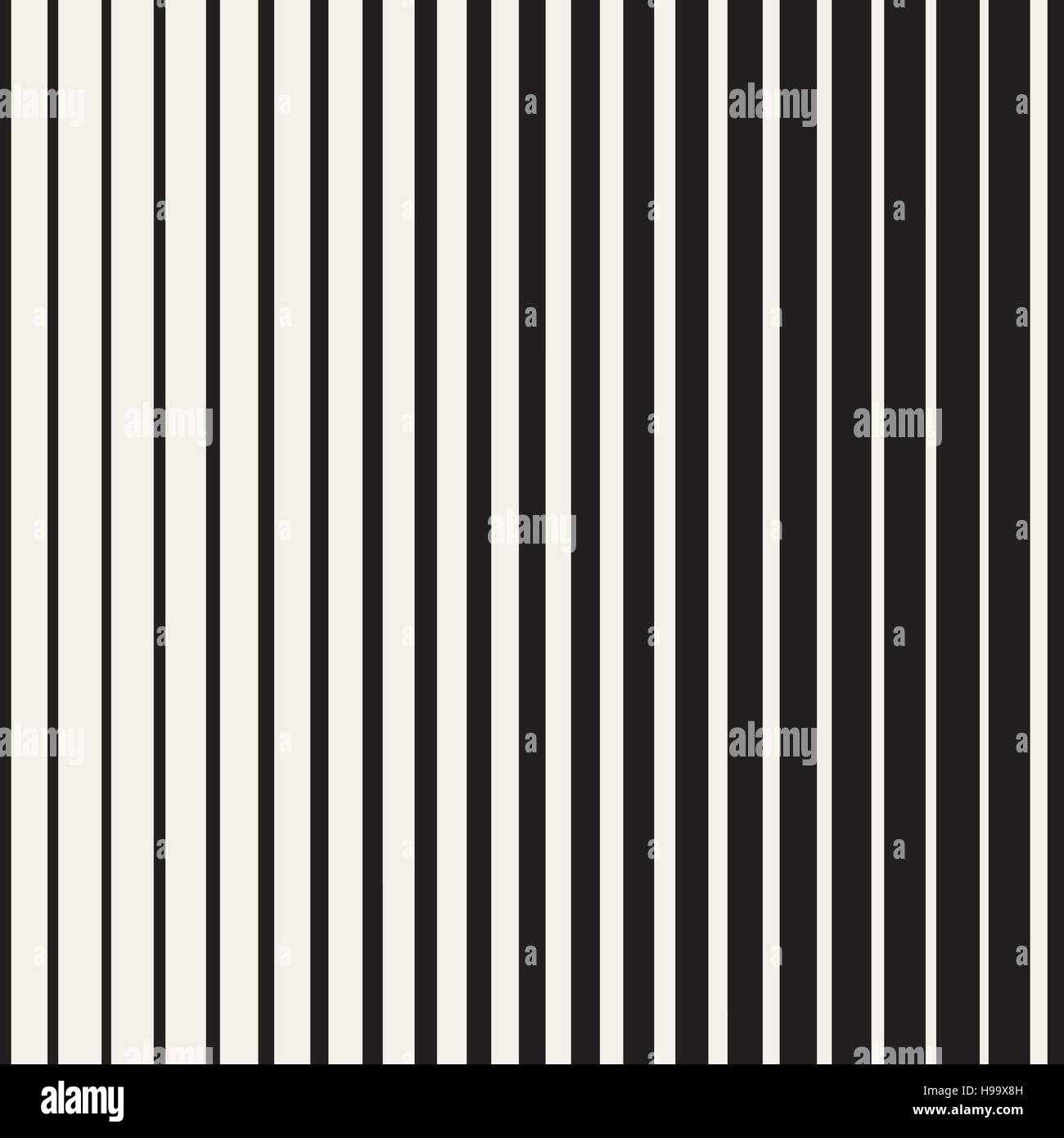 Vector Seamless Black and White Halftone Vertical Stripes Pattern Stock ...