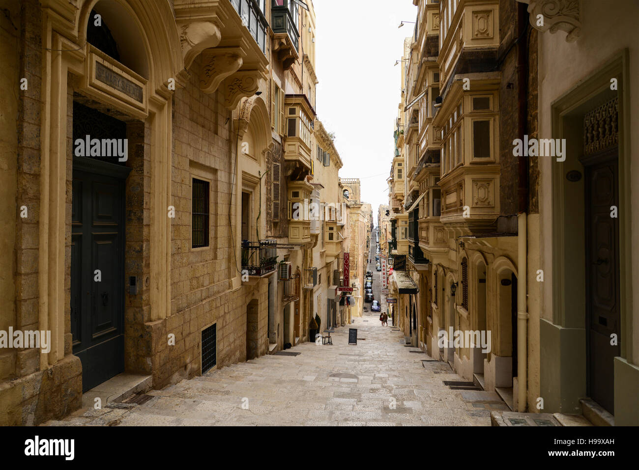 St Ursula Street - Valletta, Malta Stock Photo - Alamy