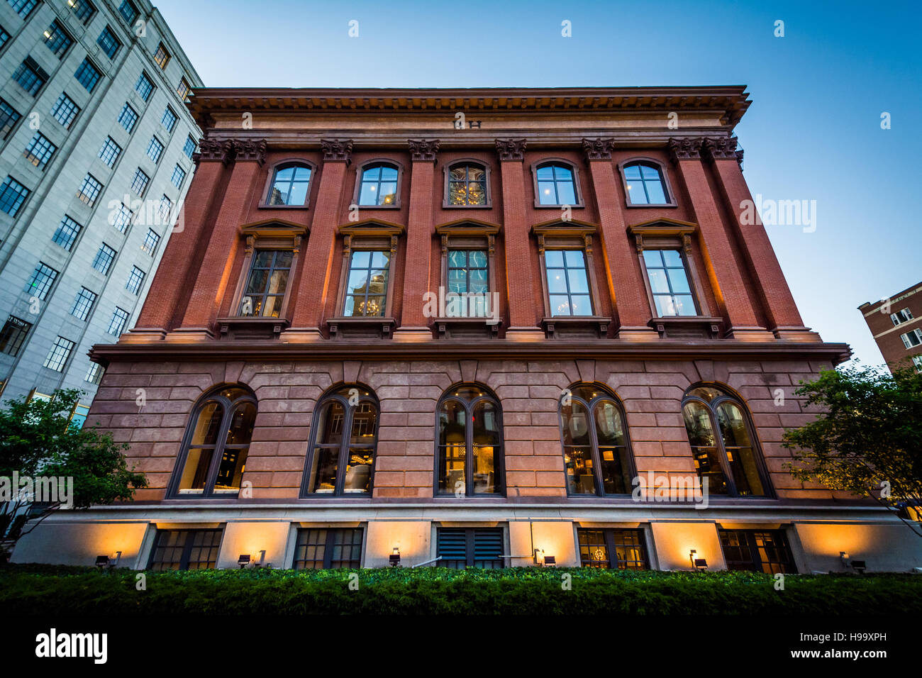 Historic building in Back Bay, Boston, Massachusetts Stock Photo - Alamy