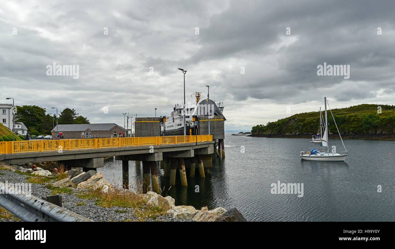 Tarbert Ferry Terminal Stock Photo - Alamy