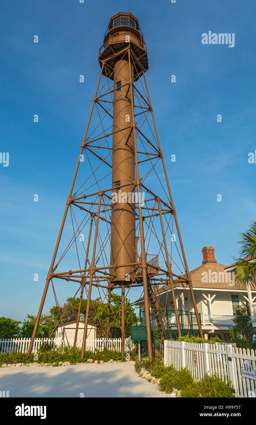 Florida, Sanibel Island, Sanibel Lighthouse built 1884 Stock Photo - Alamy