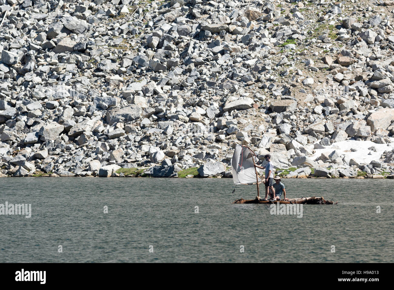 Homemade raft hi-res stock photography and images - Alamy