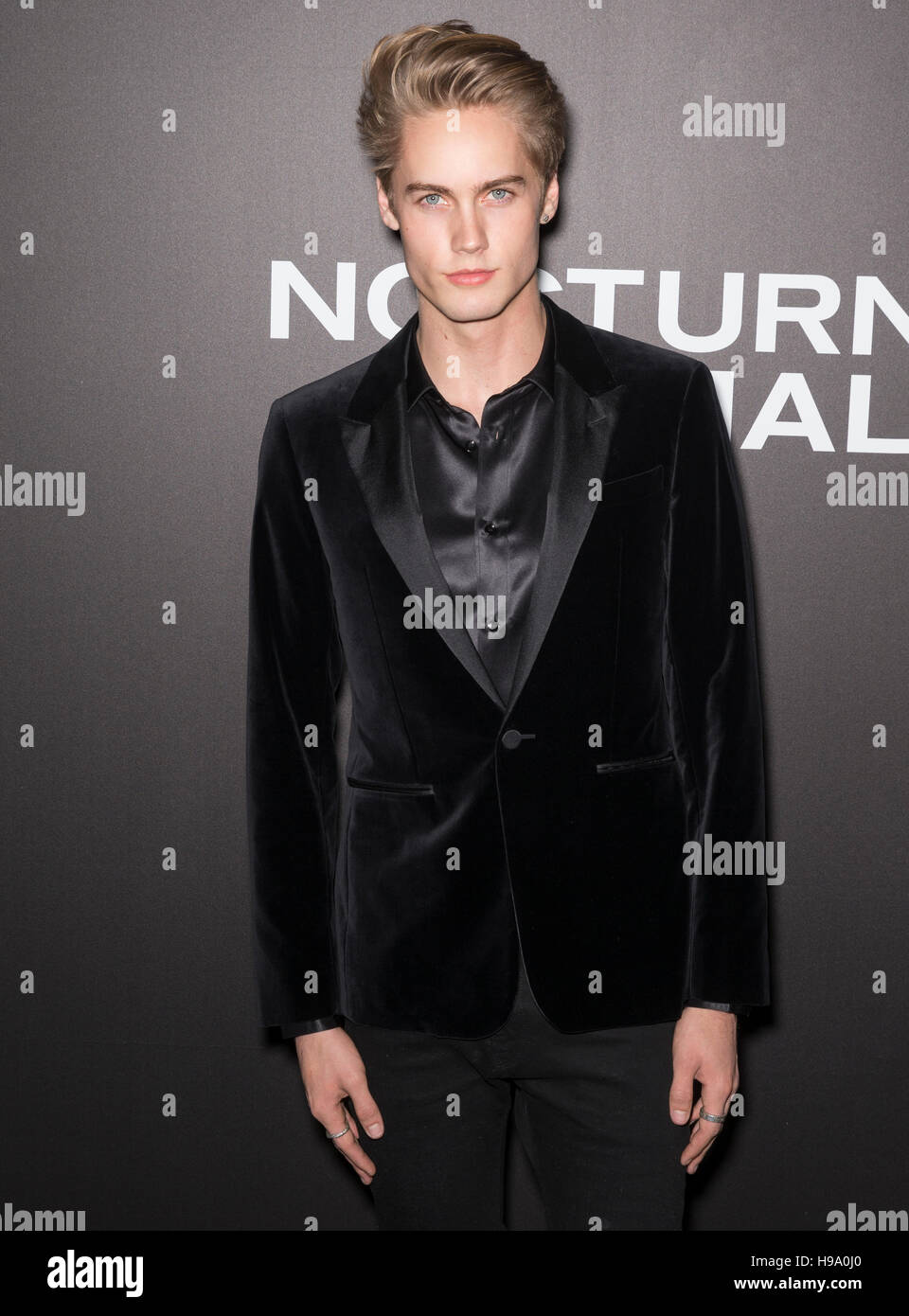 New York City, USA - November 17, 2016: Model Neels Visser attends the ...