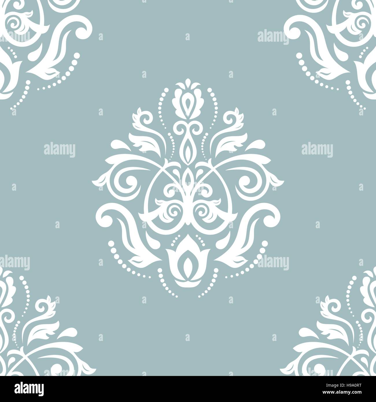 Seamless Damask Vector Background Stock Vector Image & Art - Alamy