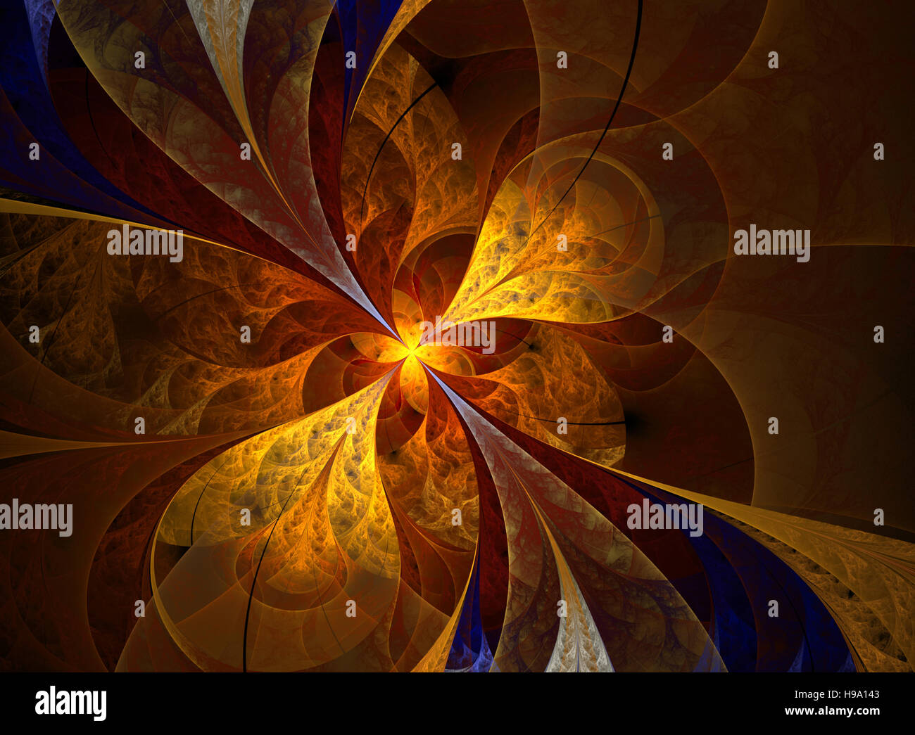 Beautiful background design in fall warm colors computer generated ...