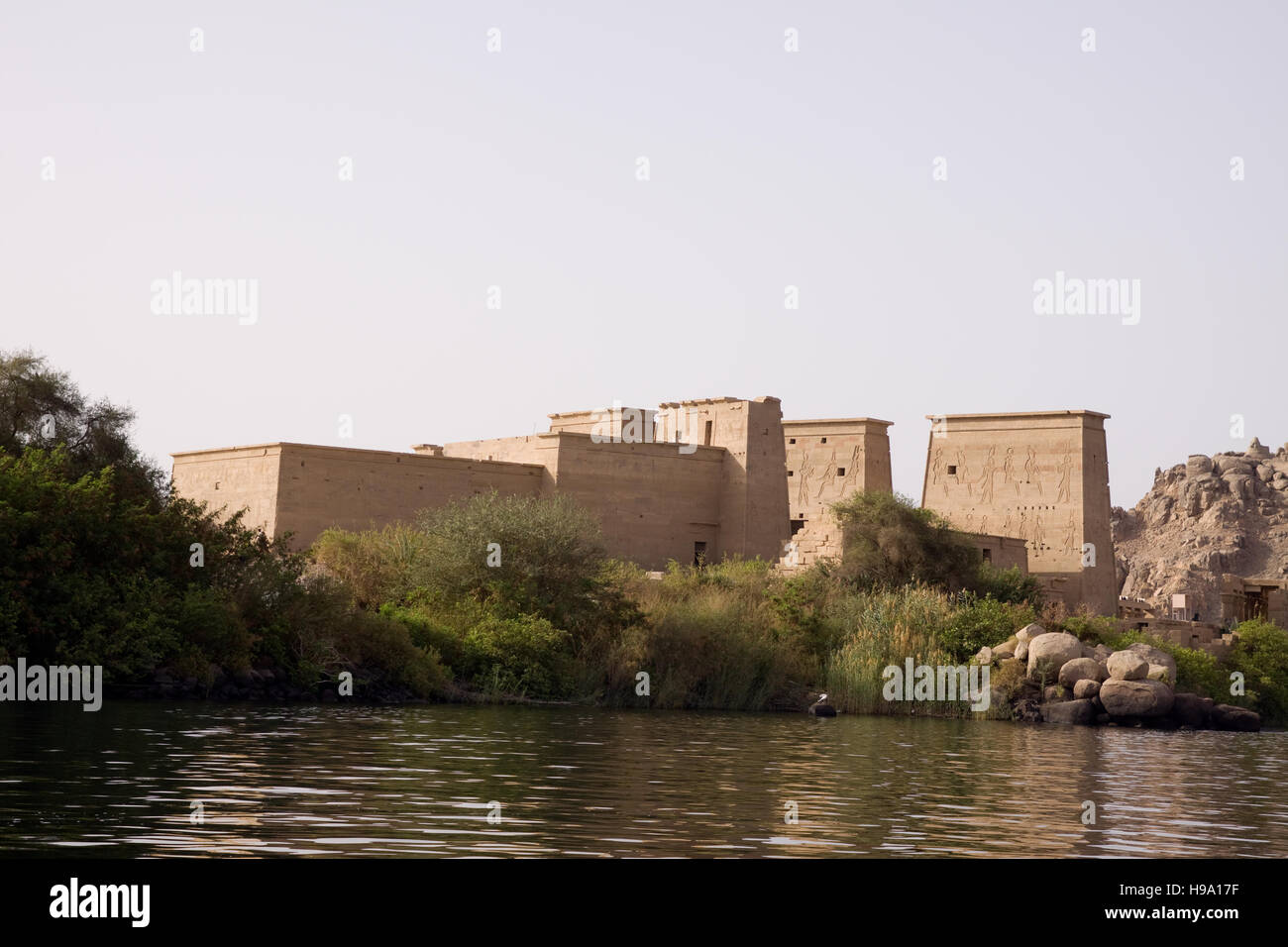 philae temple in aswan egypt Stock Photo - Alamy