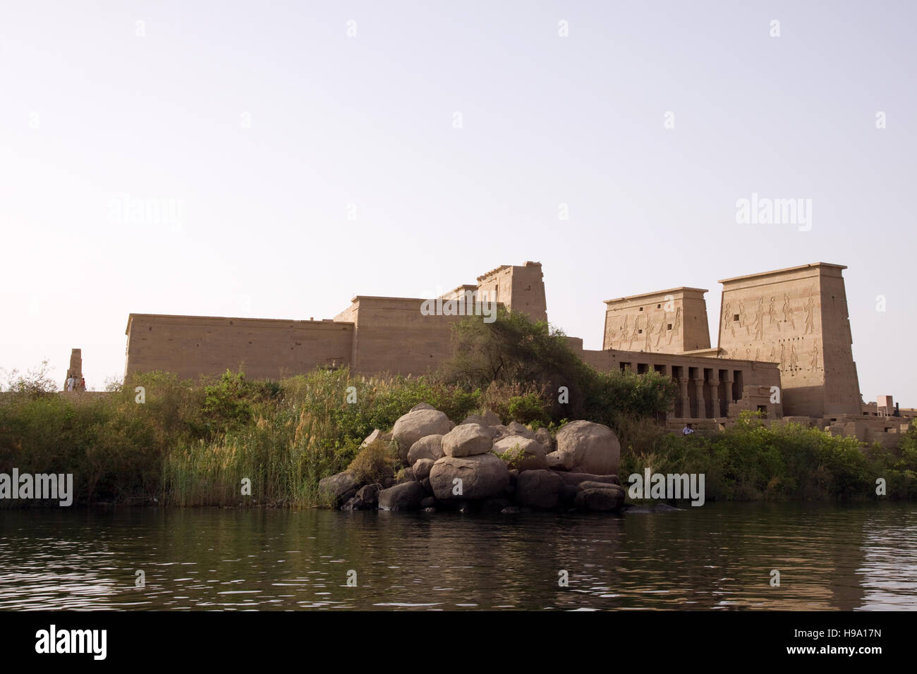 philae temple in aswan egypt Stock Photo - Alamy