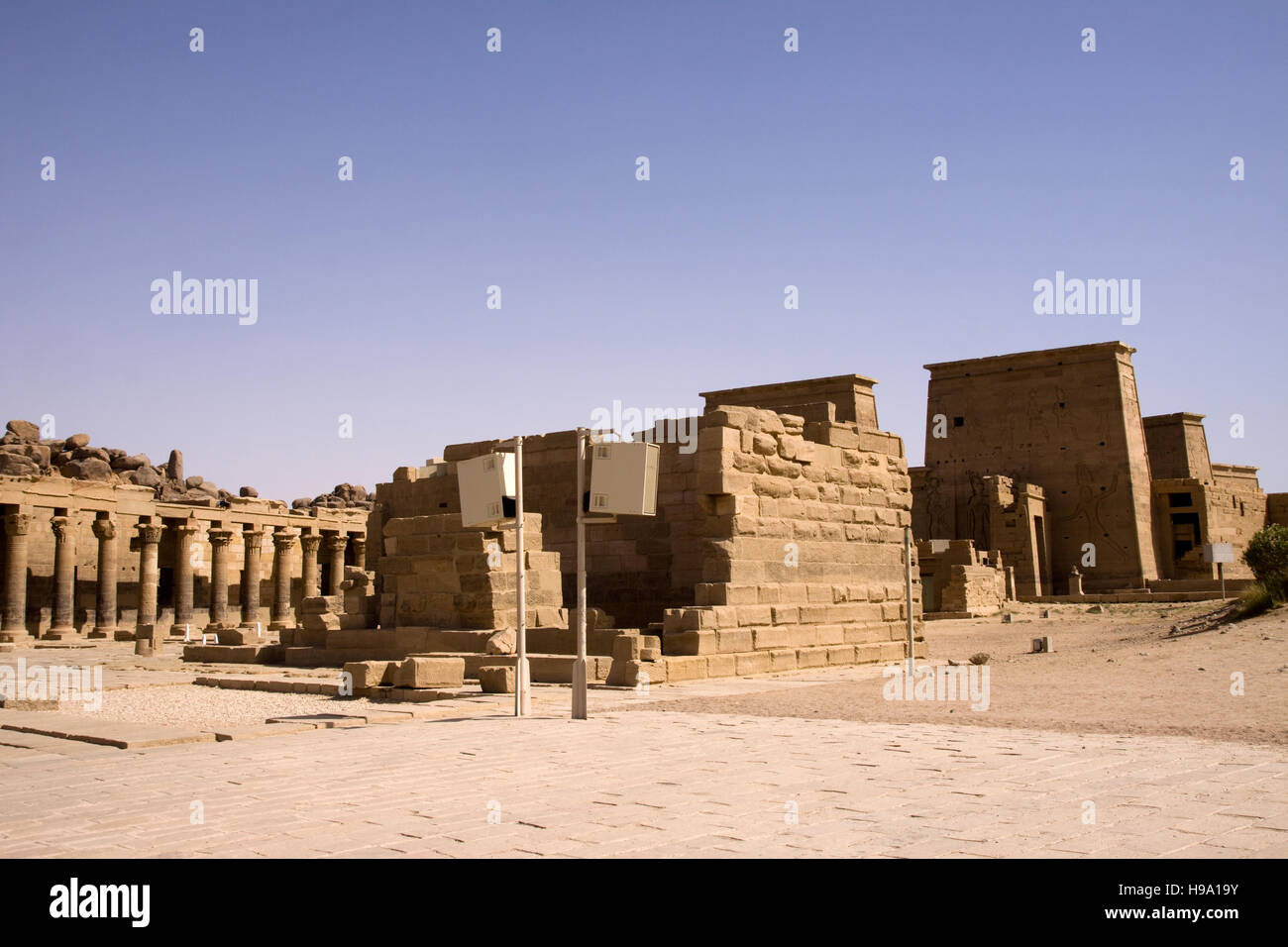 philae temple in aswan egypt Stock Photo - Alamy
