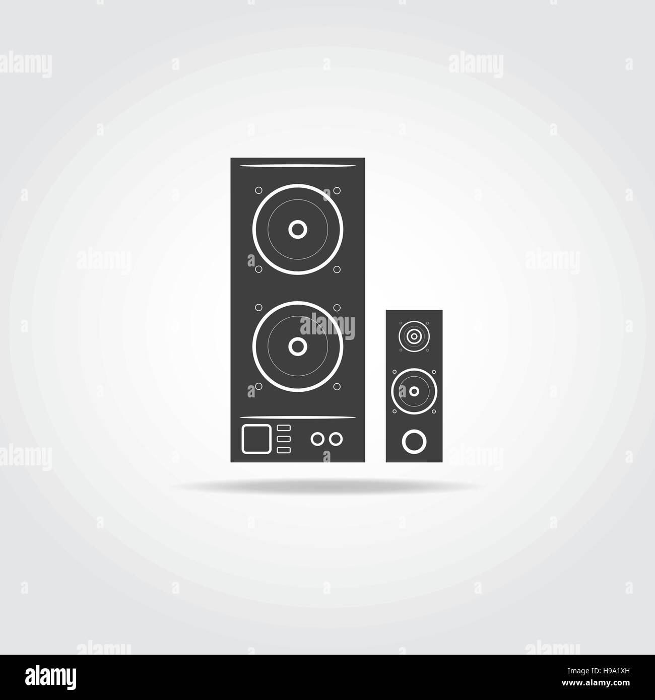 Audio system Stock Vector Images - Alamy
