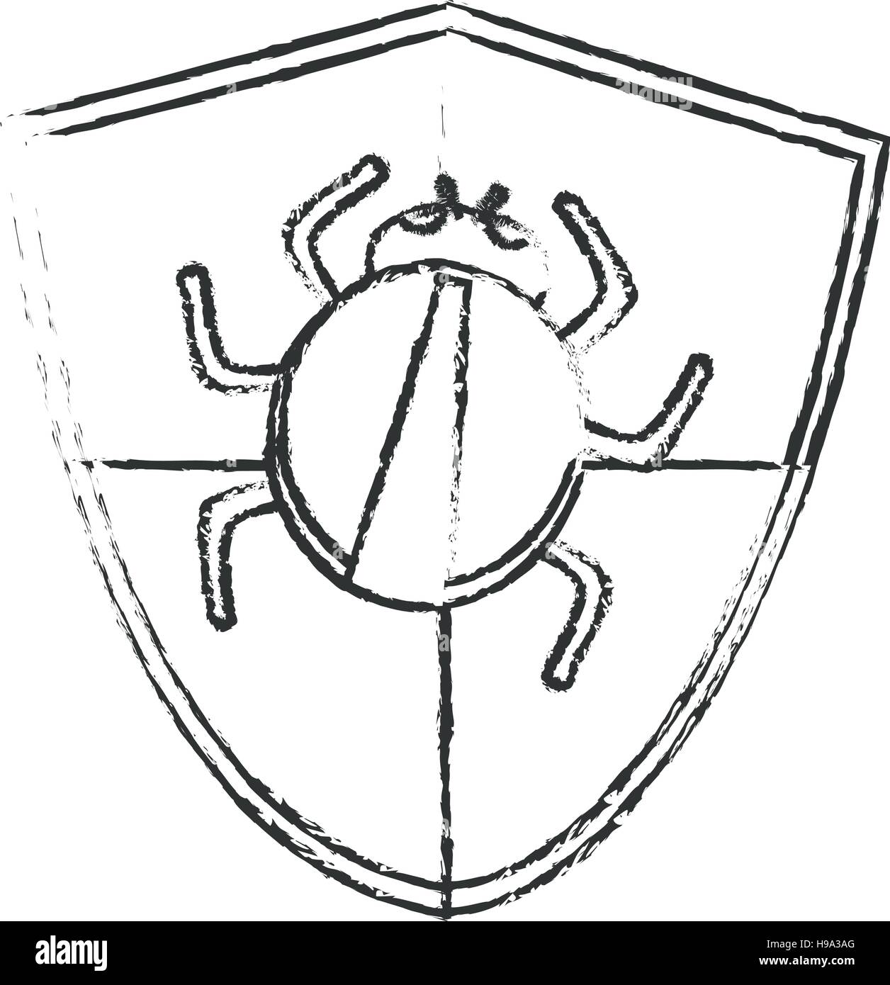 Shield bug Stock Vector Images - Alamy