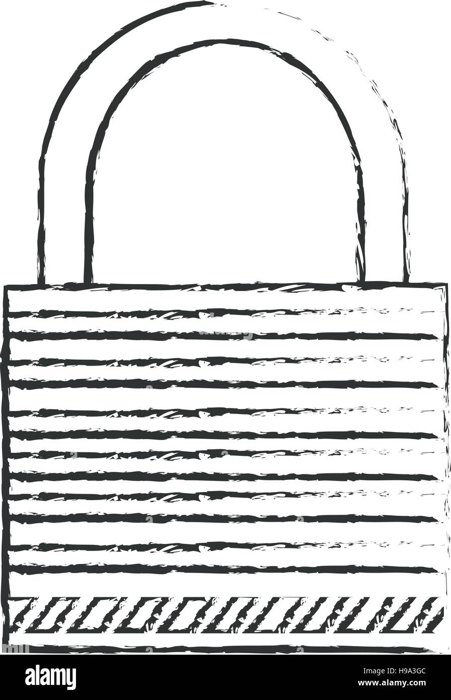 Isolated padlock design Stock Vector Image & Art - Alamy