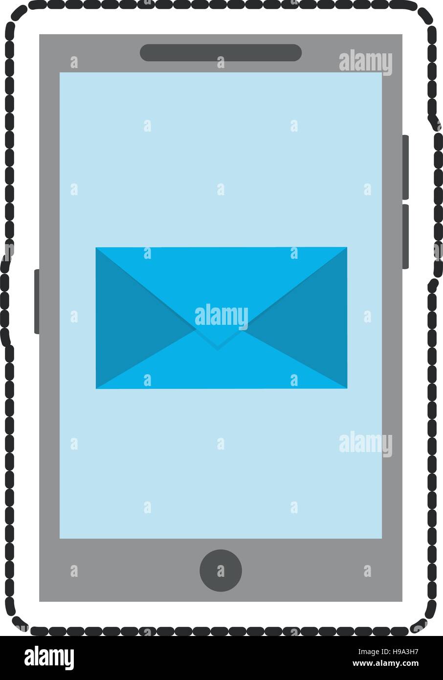 Isolated smartphone and envelope design Stock Vector Image & Art - Alamy