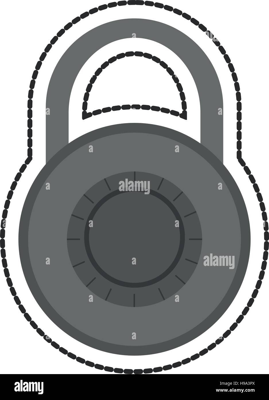 Isolated padlock design Stock Vector Image & Art - Alamy
