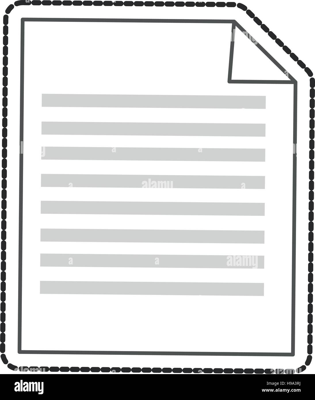 Isolated piece of paper design Stock Vector Image & Art - Alamy