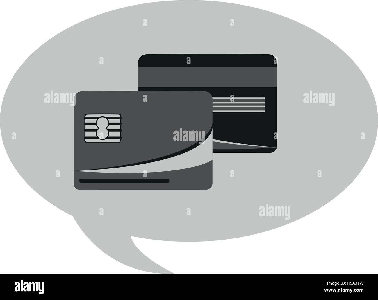 Isolated credit card inside bubble desgin Stock Vector Image & Art - Alamy