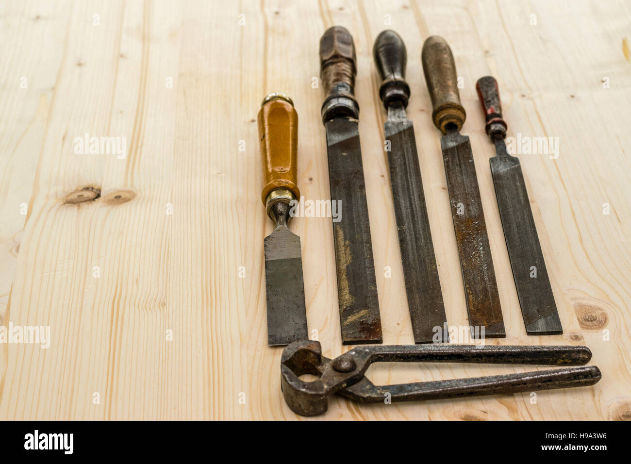 Vintage industrial tools hi-res stock photography and images - Alamy