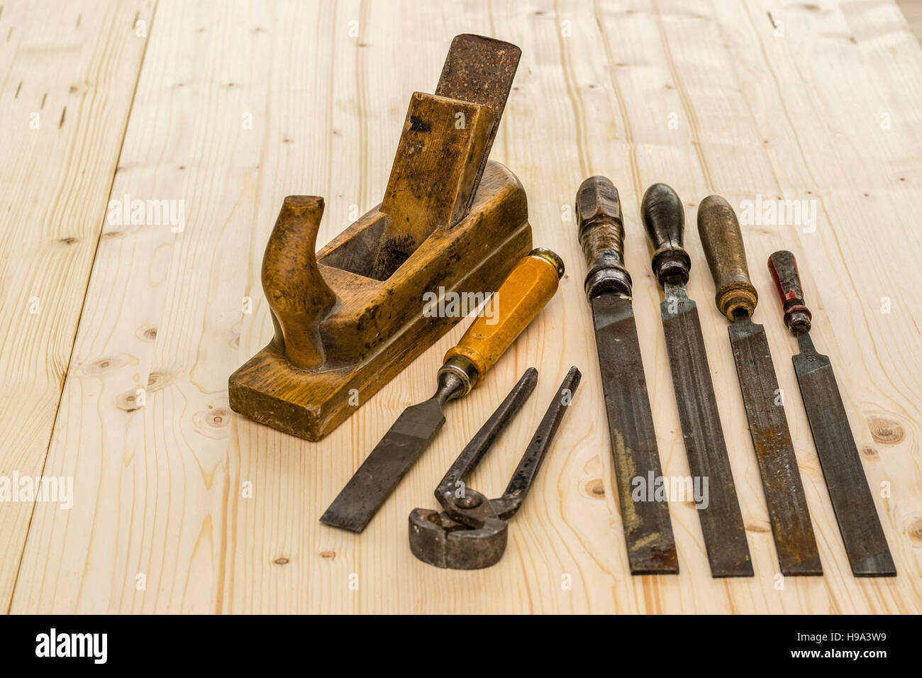 Vintage tools hi-res stock photography and images - Alamy