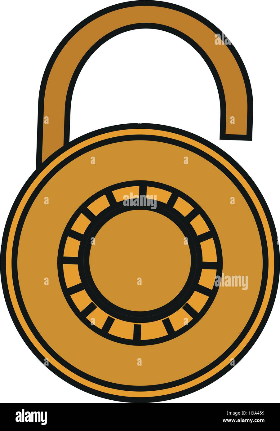 Isolated padlock design Stock Vector Image & Art - Alamy