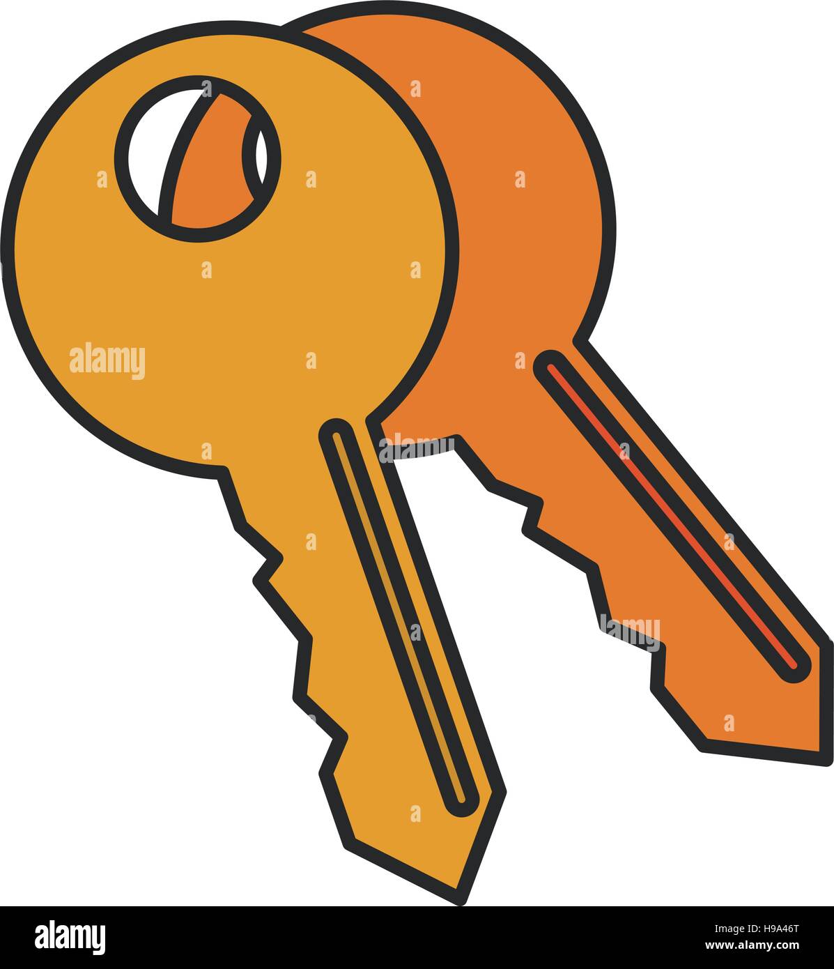Isolated key design Stock Vector Image & Art - Alamy