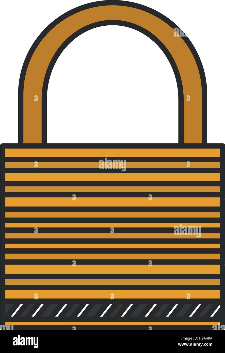 Isolated padlock design Stock Vector Image & Art - Alamy