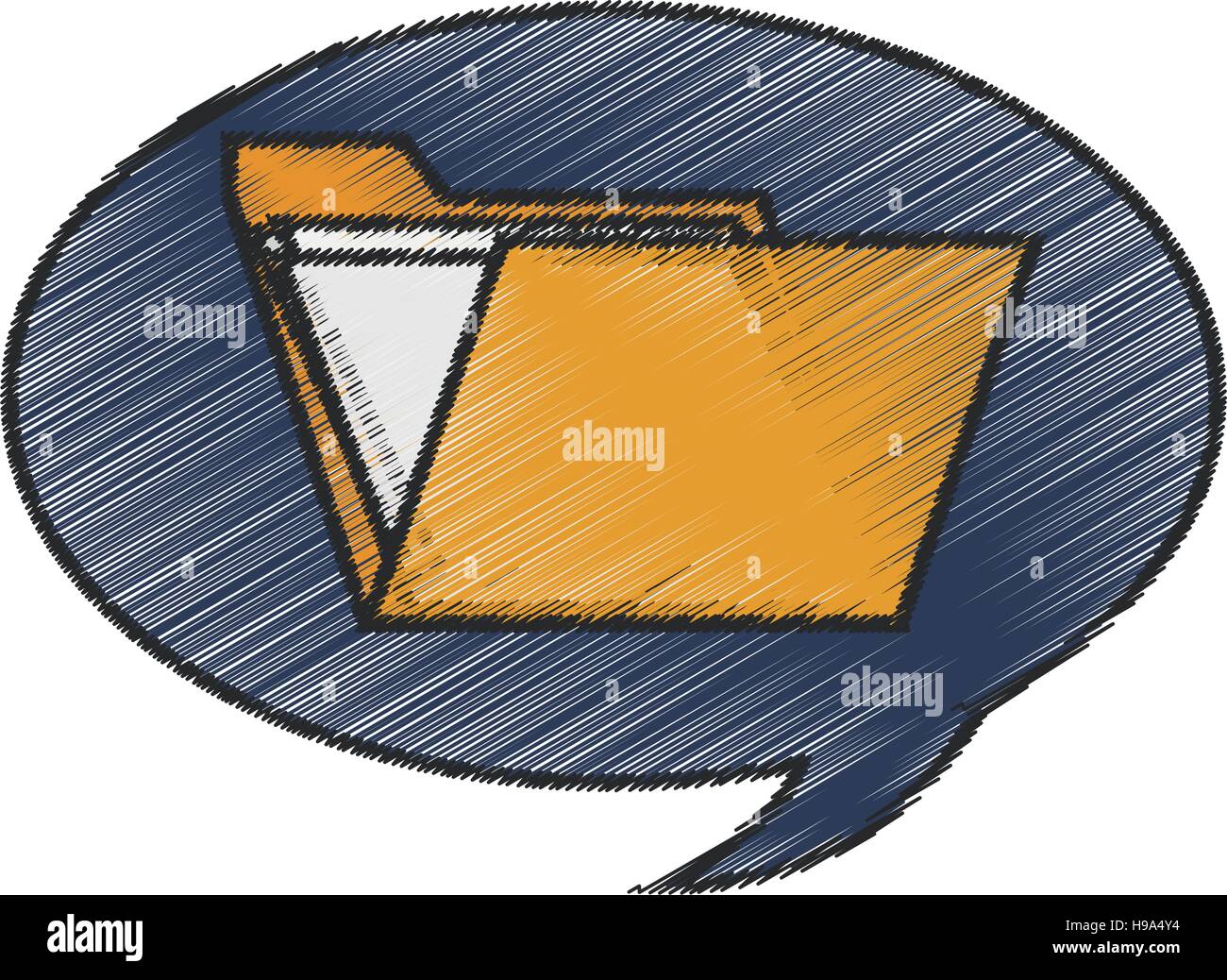 Isolated file inside bubble design Stock Vector Image & Art - Alamy