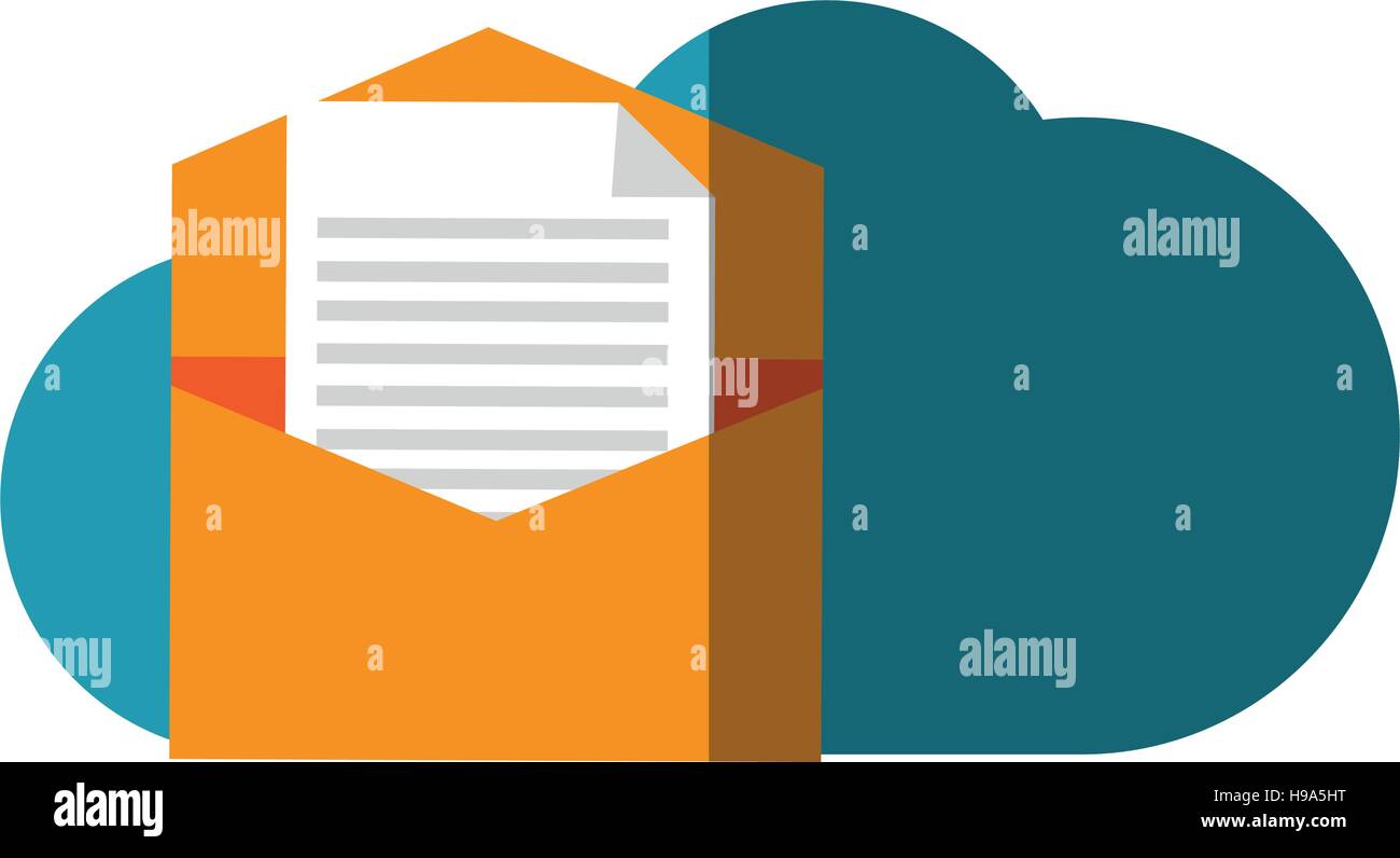 Isolated email envelope design Stock Vector Image & Art - Alamy