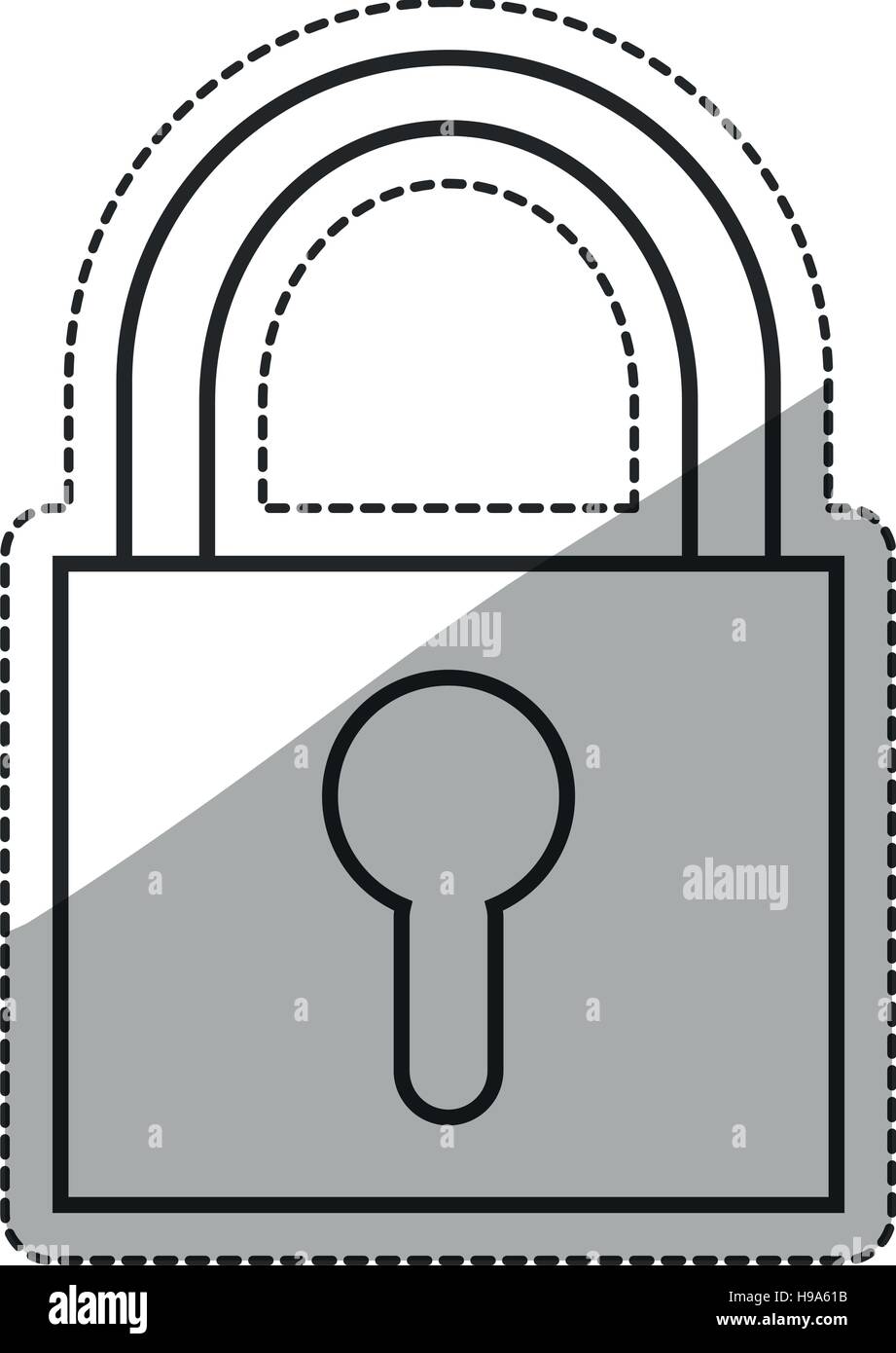 Isolated padlock design Stock Vector Image & Art - Alamy
