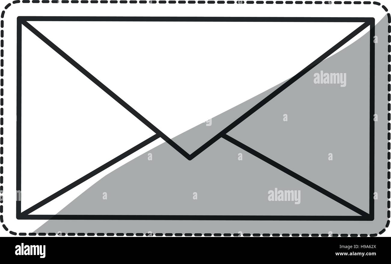 Isolated email envelope design Stock Vector Image & Art - Alamy
