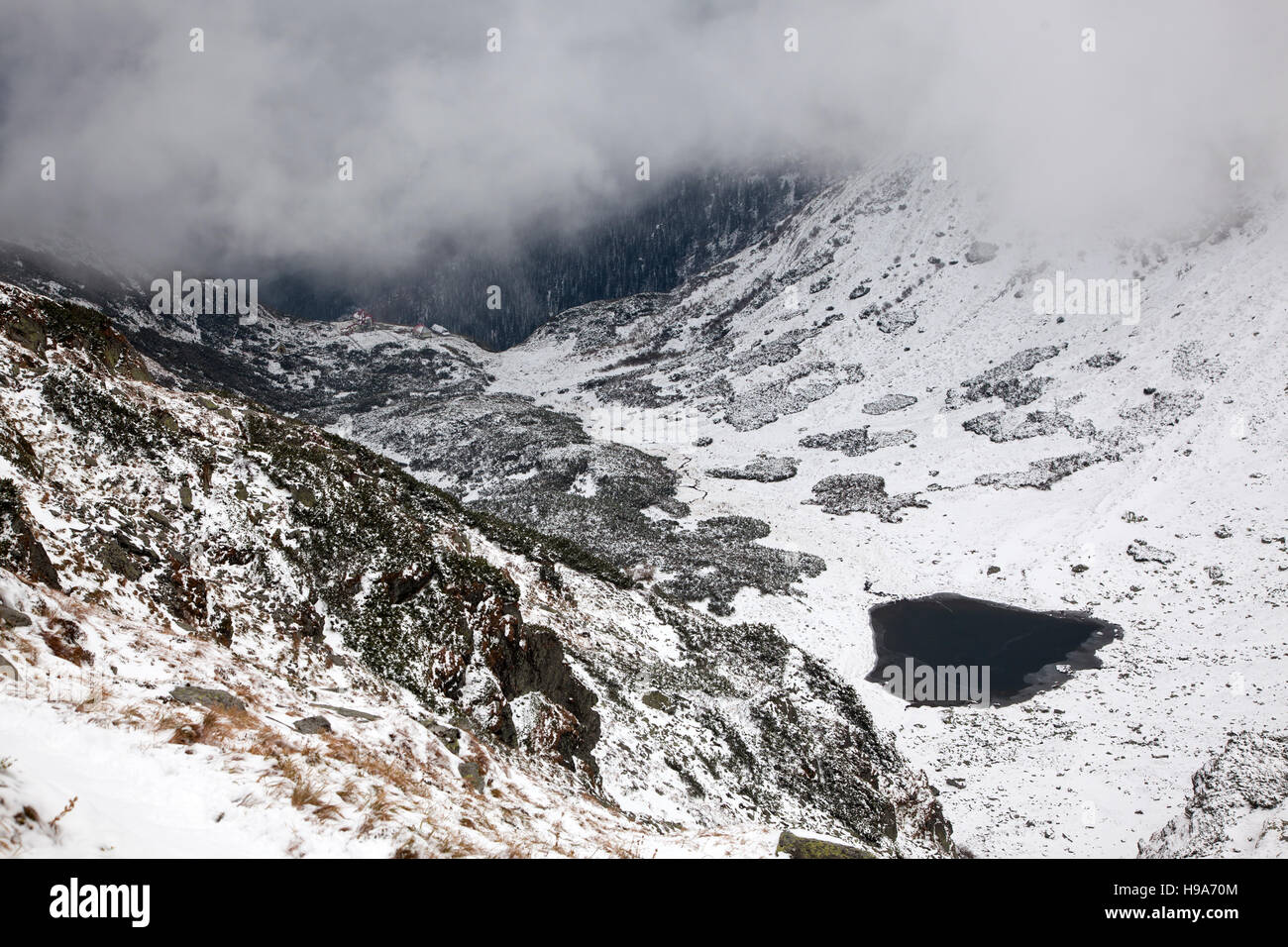 Rodna Mountains in early winter, Transylvania - Romania Stock Photo - Alamy