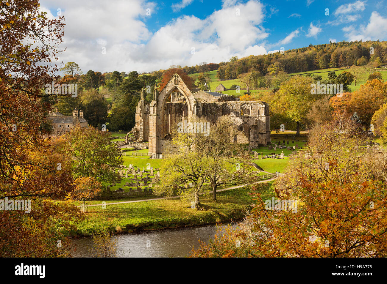 Bolton Priory Bolton Abbey Wharfedale Yorkshire Dales Stock Photo - Alamy