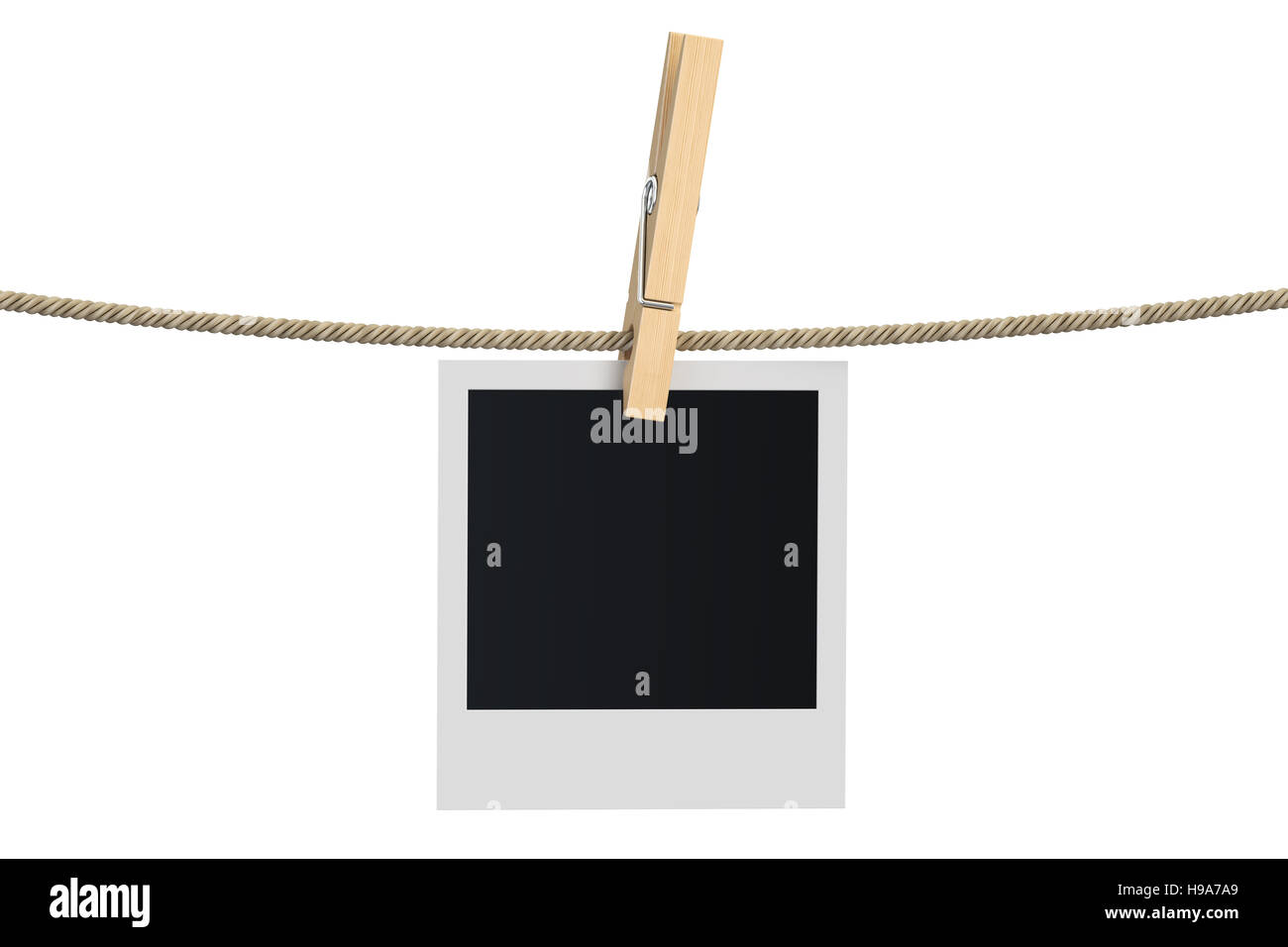 Hanging washing retro hi-res stock photography and images - Alamy