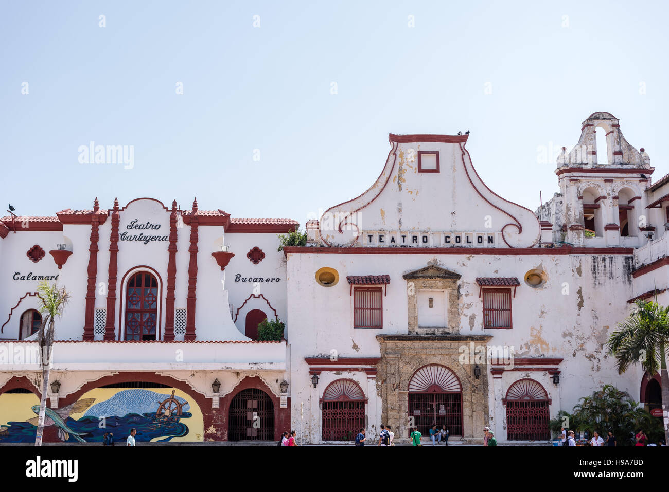 Teatro Colon, Cartagena, Colombia Stock Photo - Alamy