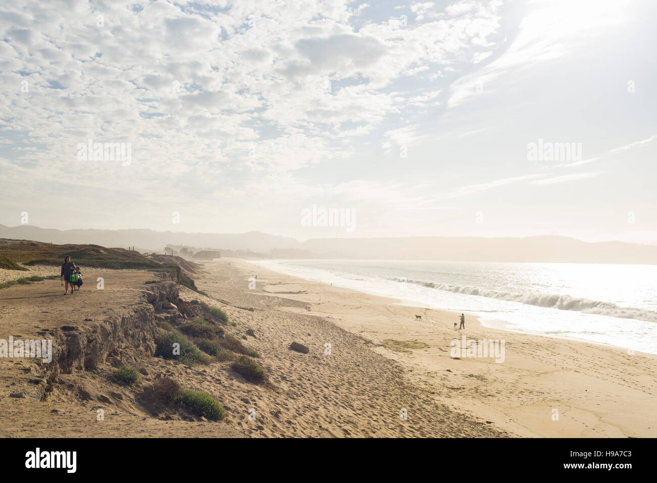 Marina State Beach and Fort Ord Dunes State Park, California Stock ...