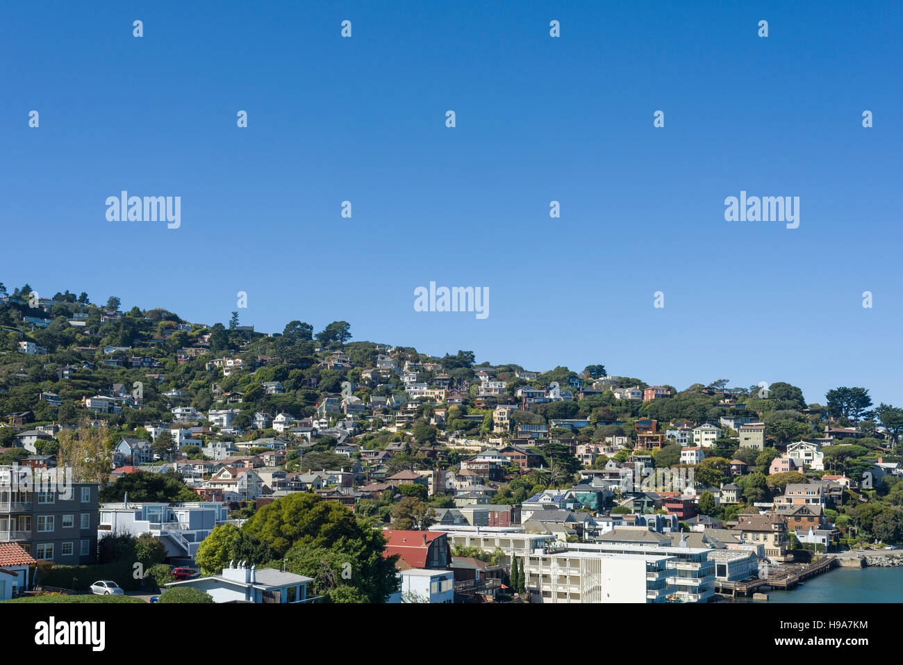 Sausalito, a San Francisco Bay Area city in Marin County, California ...