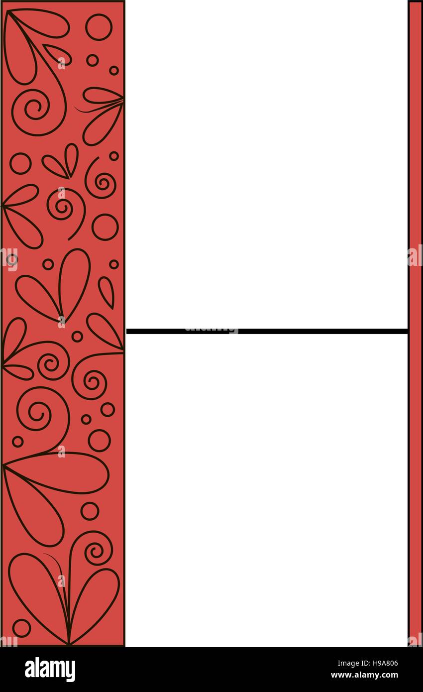 Decorative letter shape H Stock Vector Image & Art - Alamy