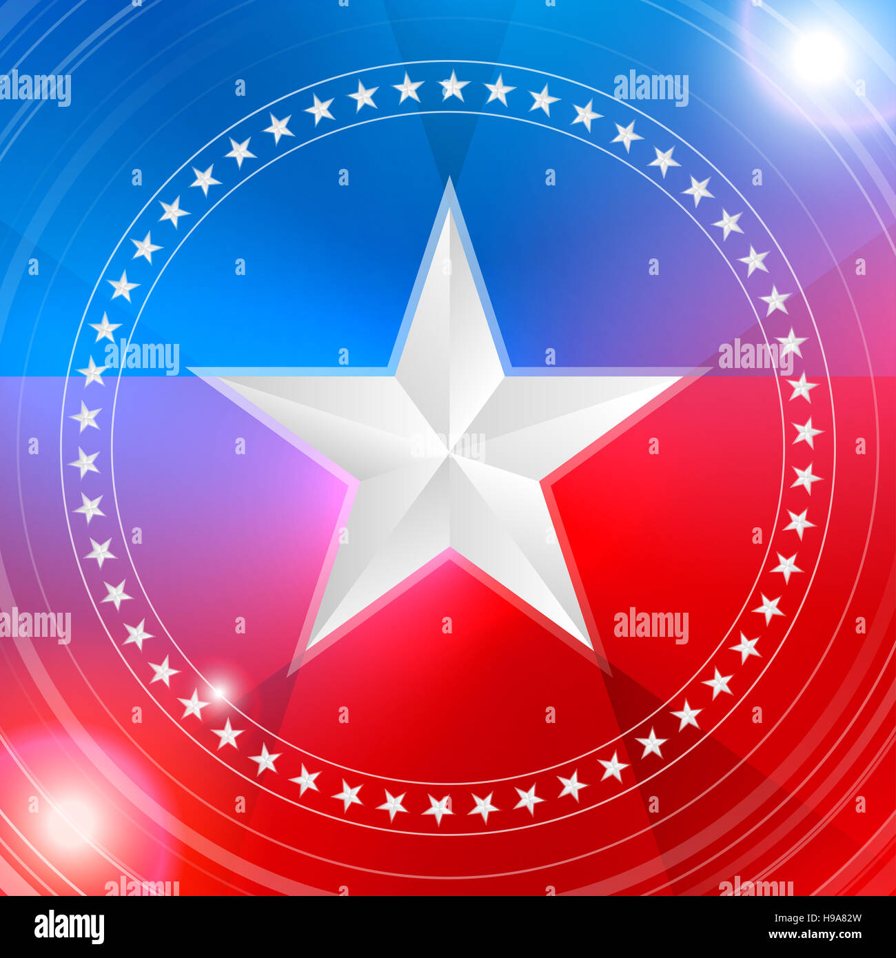 white star in a circular pattern Stock Photo - Alamy