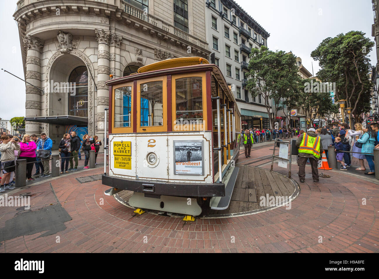Cable Car boarding point Stock Photo - Alamy