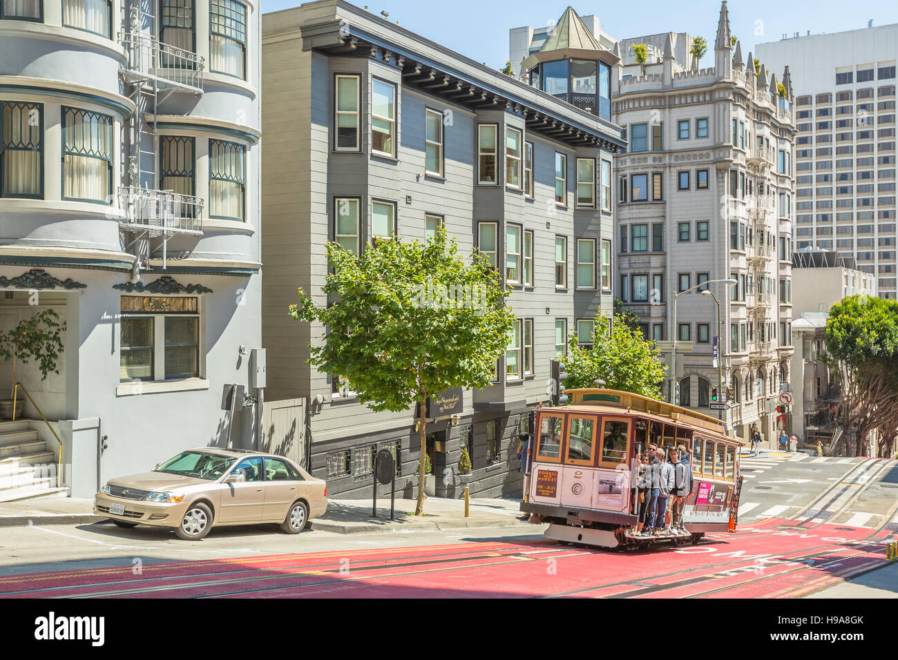 Powell Hyde lines Stock Photo - Alamy