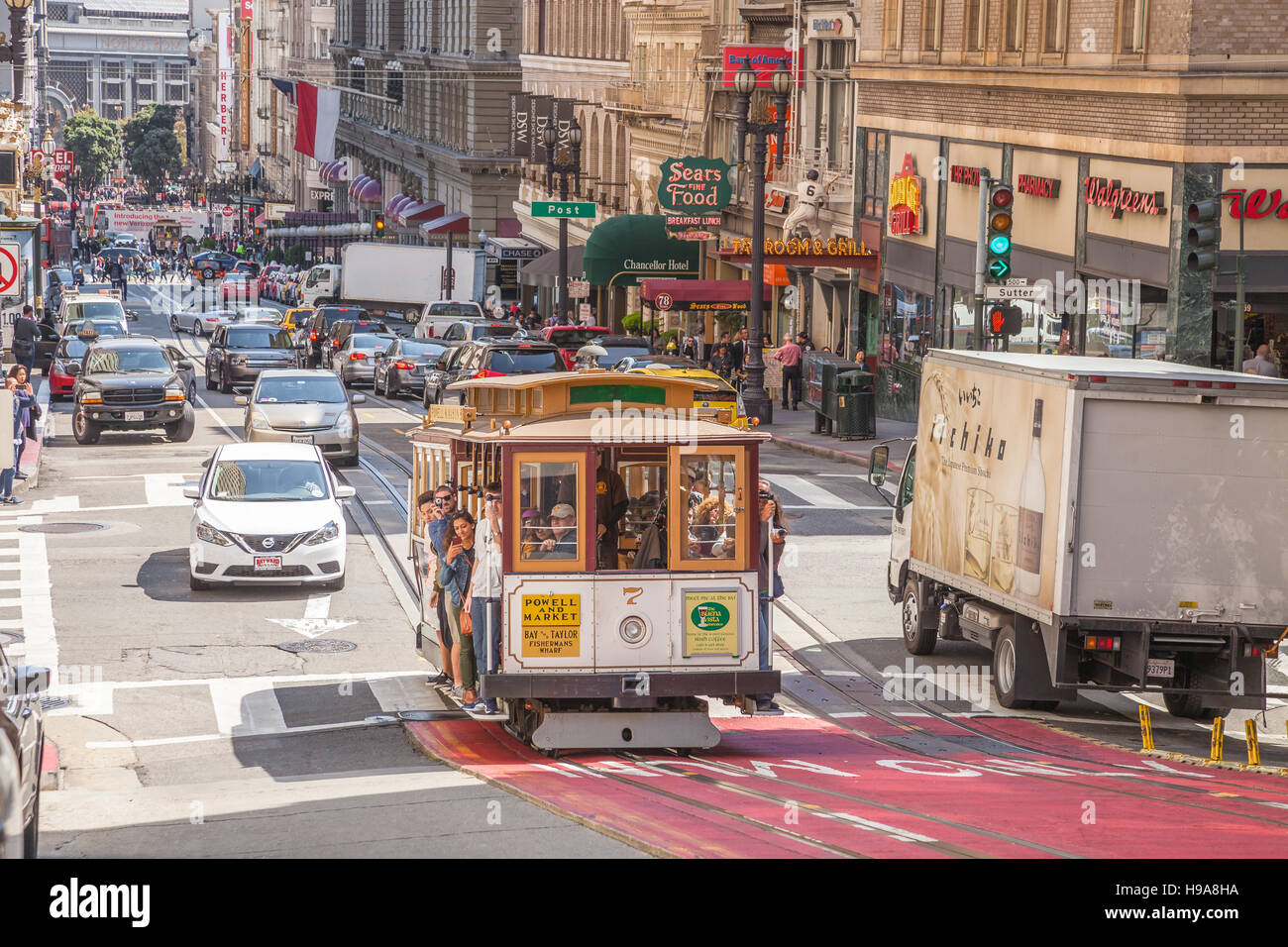 San francisco cable car hi-res stock photography and images - Alamy