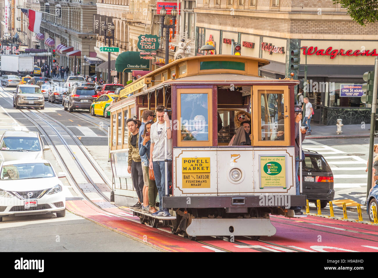 Historic Cable Car Stock Photo - Alamy