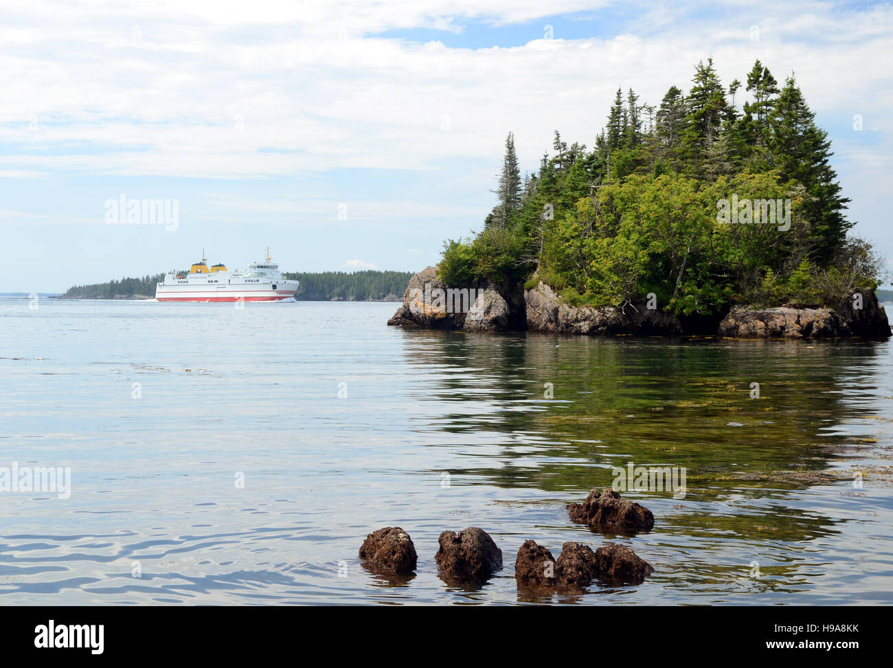 The Grand Manan ferry Stock Photo - Alamy
