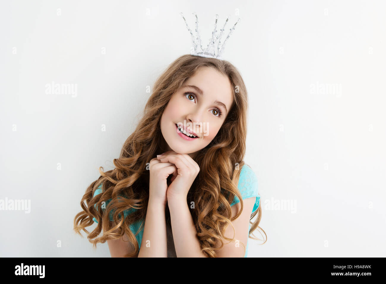 Beautiful princess girl Stock Photo - Alamy
