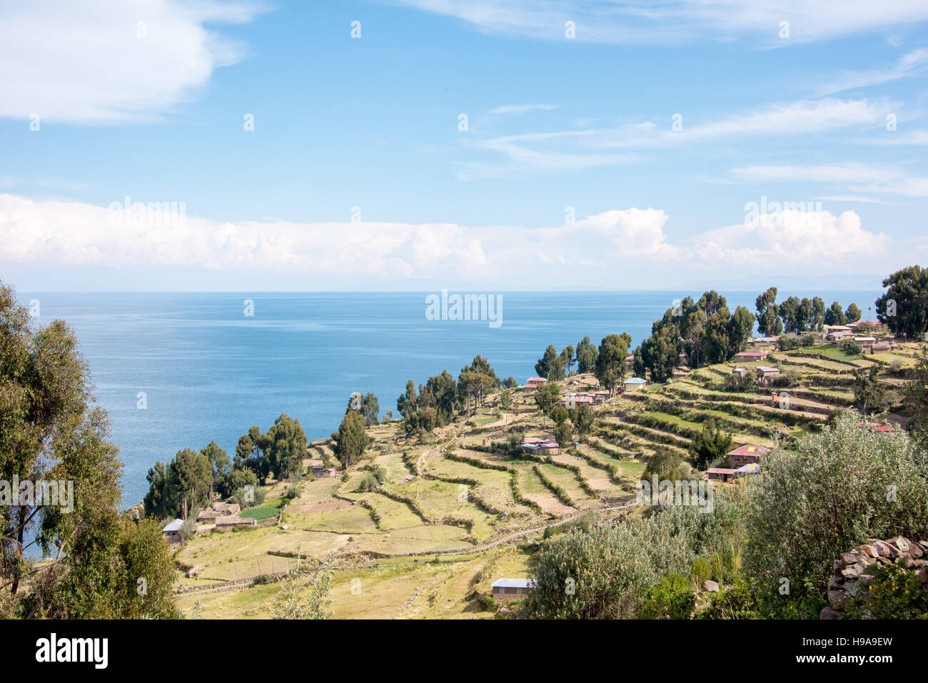 Taquile Island Lake Titicaca Stock Photo - Alamy