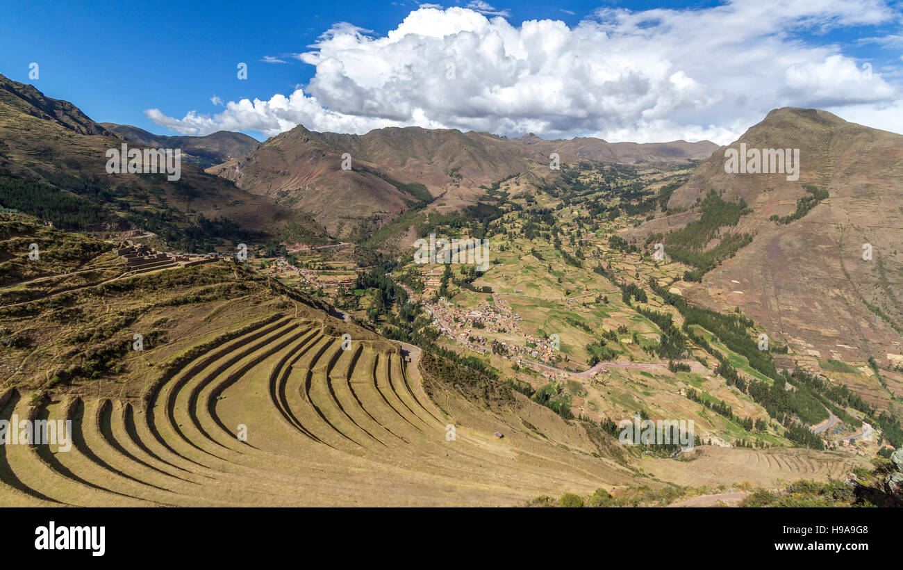 Andes peru inca terrace hi-res stock photography and images - Alamy