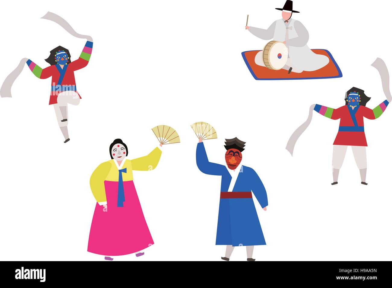 Dance tradition tradition Stock Vector Images - Alamy