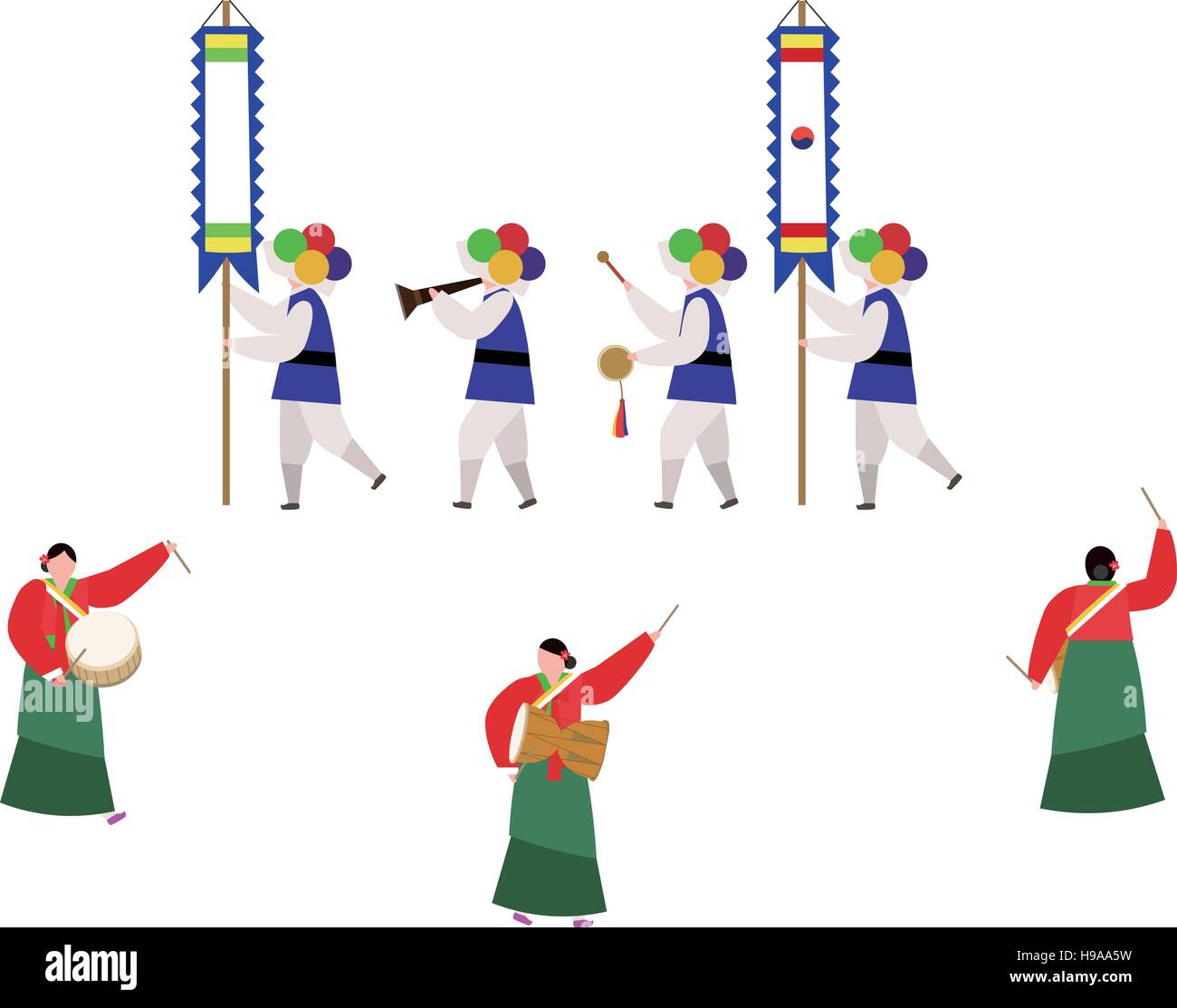 Tradition instruments Stock Vector Images - Alamy