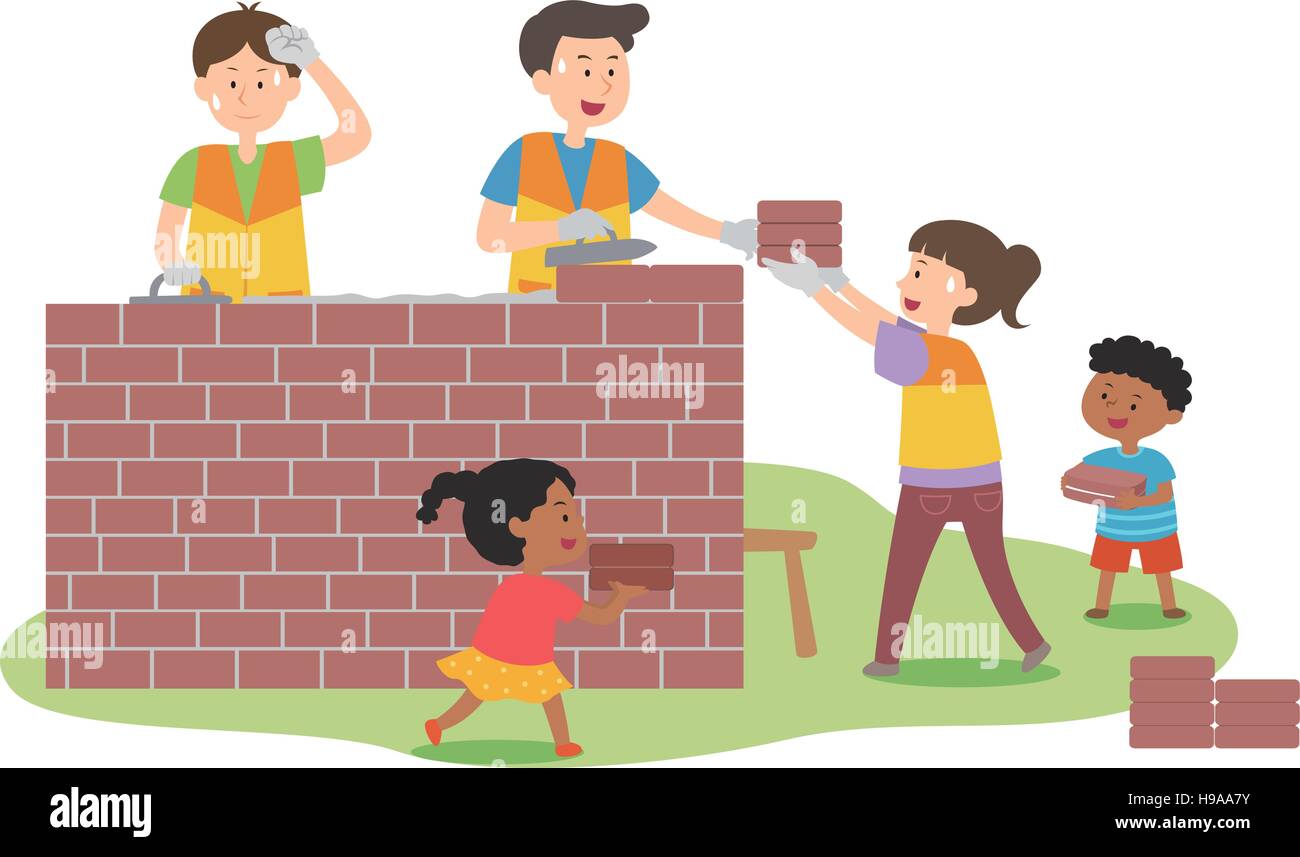 Difficult work Stock Vector Images - Alamy